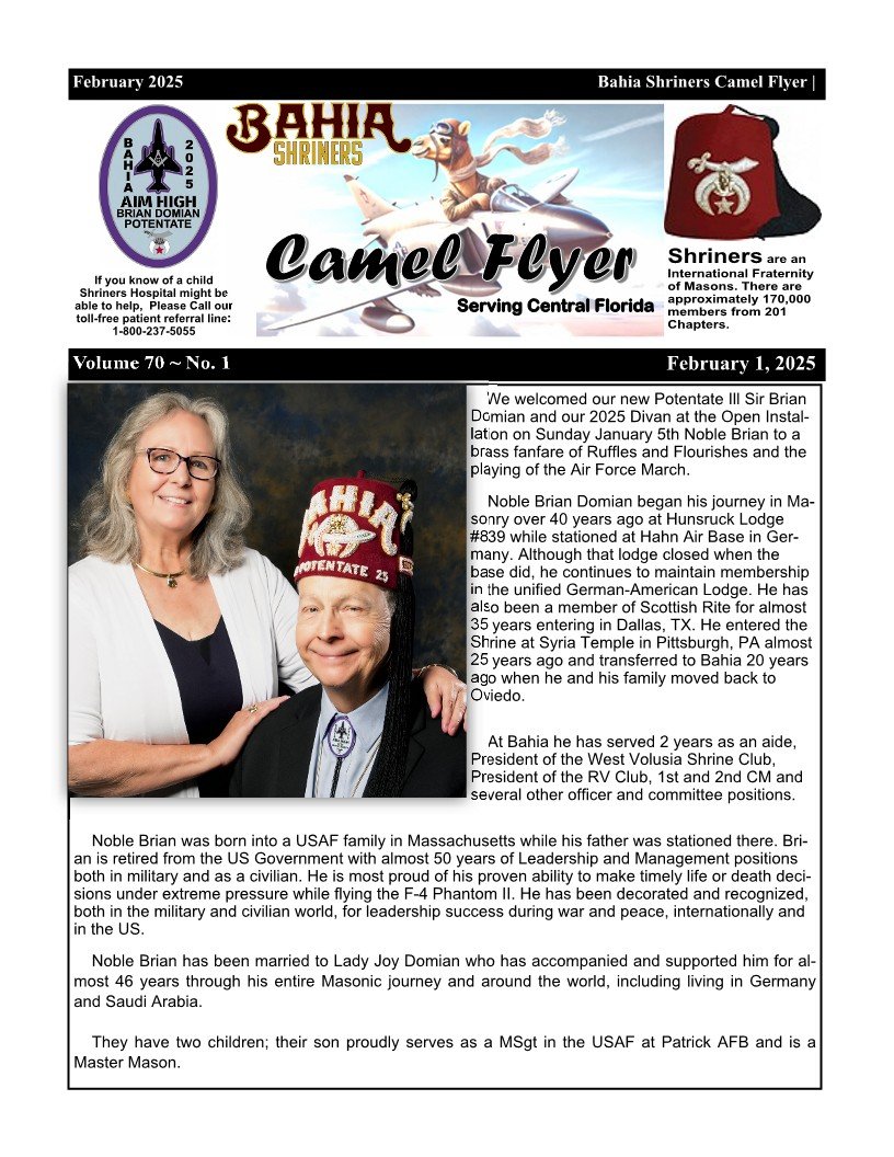 Camel Flyer – Bahia Shriners